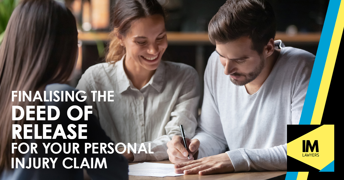 Personal Injury Claims | Finalising the Deed of Settlement